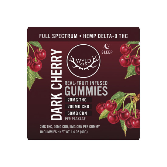 Low Dose Dark Cherry Thc Cbd Cbn Rest Wyld
