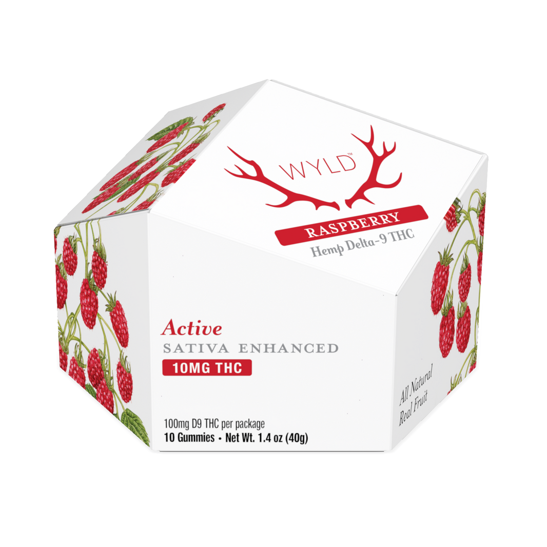 Raspberry Lime THC Sparkling Water | Active – Wyld