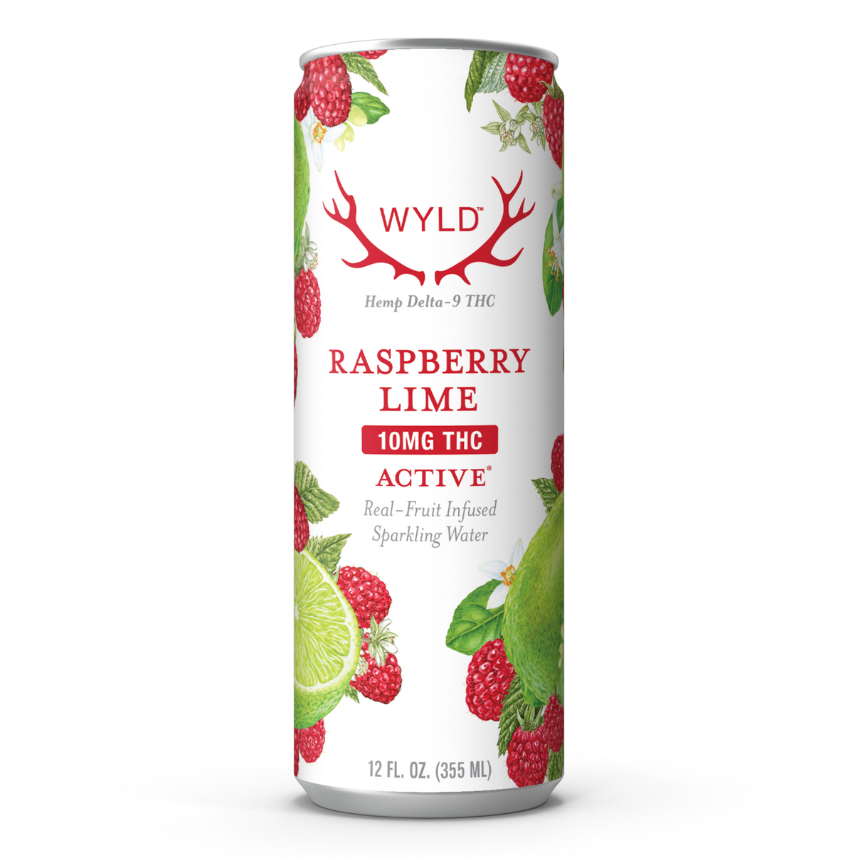 Wyld Raspberry Lime Sparkling Water | 10mg THC | Wyld