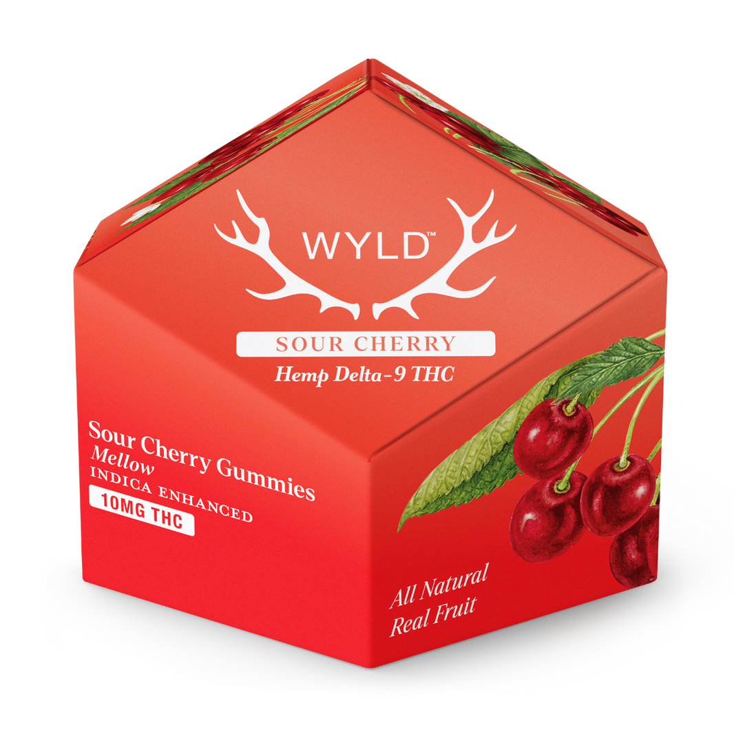 Wyld Raspberry Sparkling Water | 50mg CBD | Wyld
